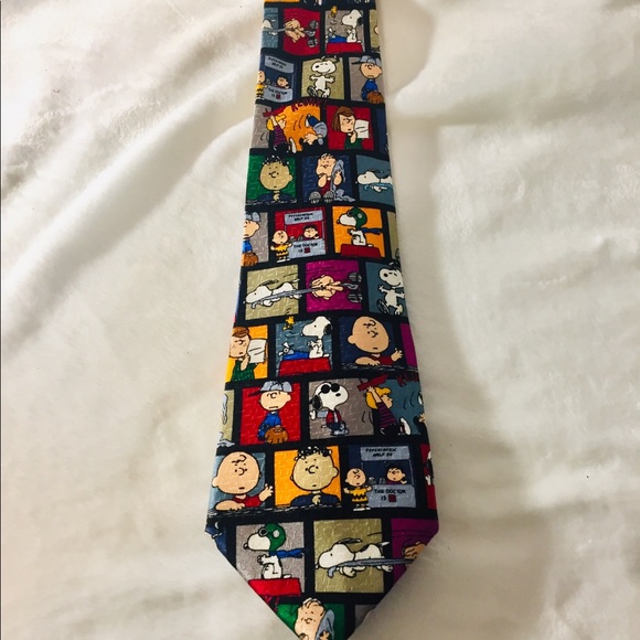 Peanuts | Accessories | Vintage Collectible Peanuts Snoopy Tie Silk ...